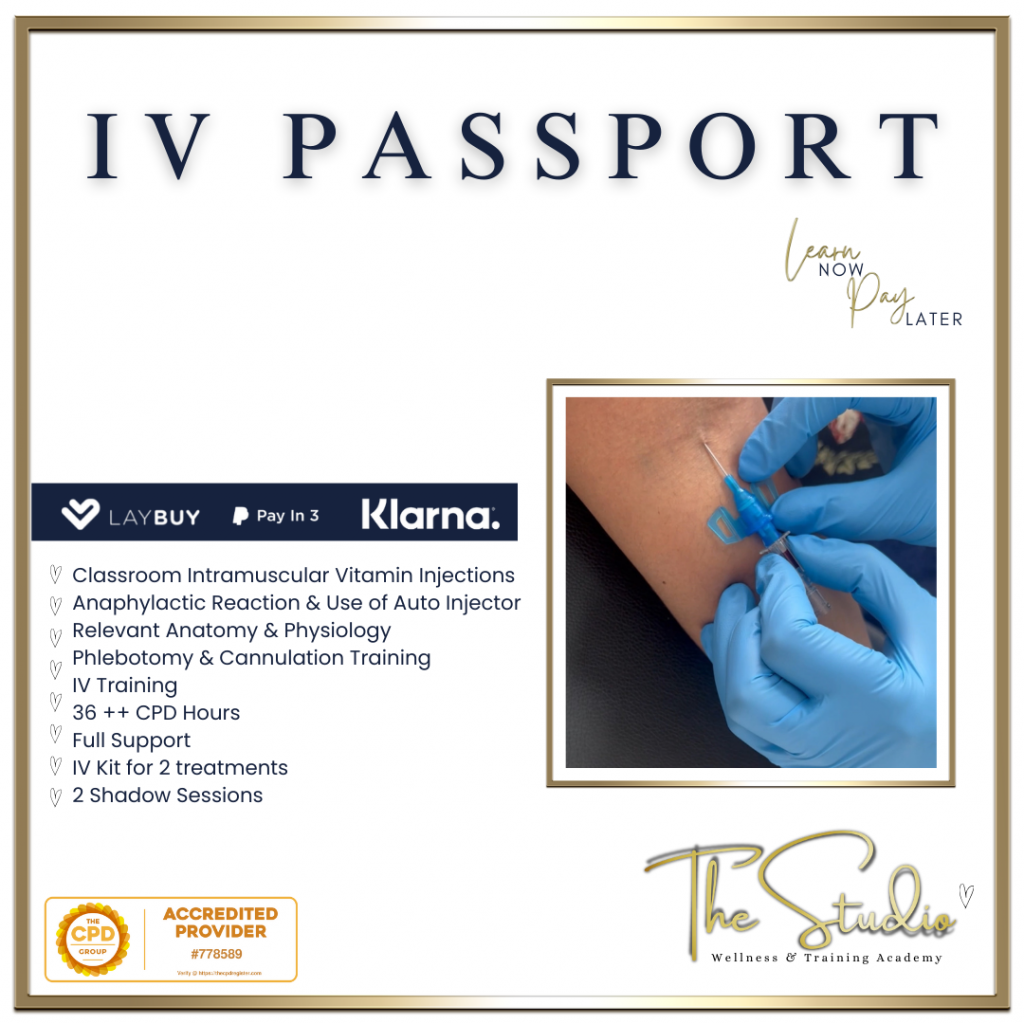 IV Vitamin Infusion Therapy Training - Enrol & Study